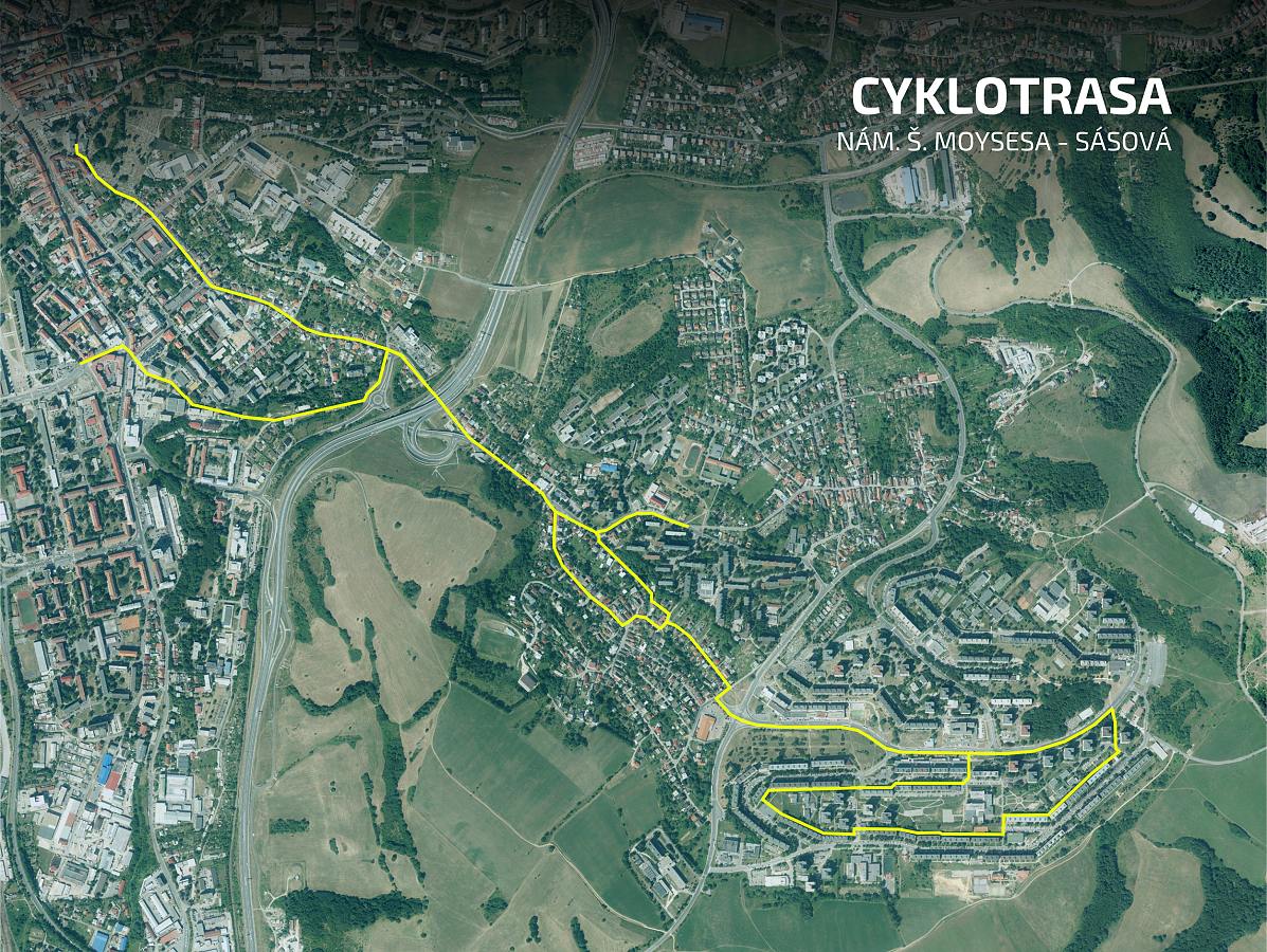Na nové cyklotrasy z Fončordy i Sásovej do centra žiada mesto eurofondy